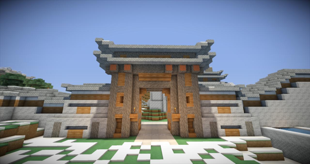 Chinese Gate Minecraft Map