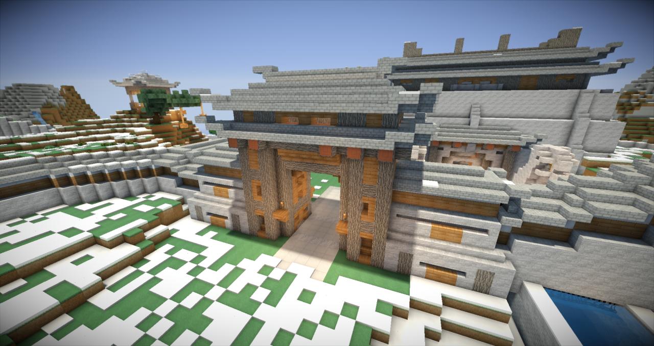 Chinese Gate Minecraft Map