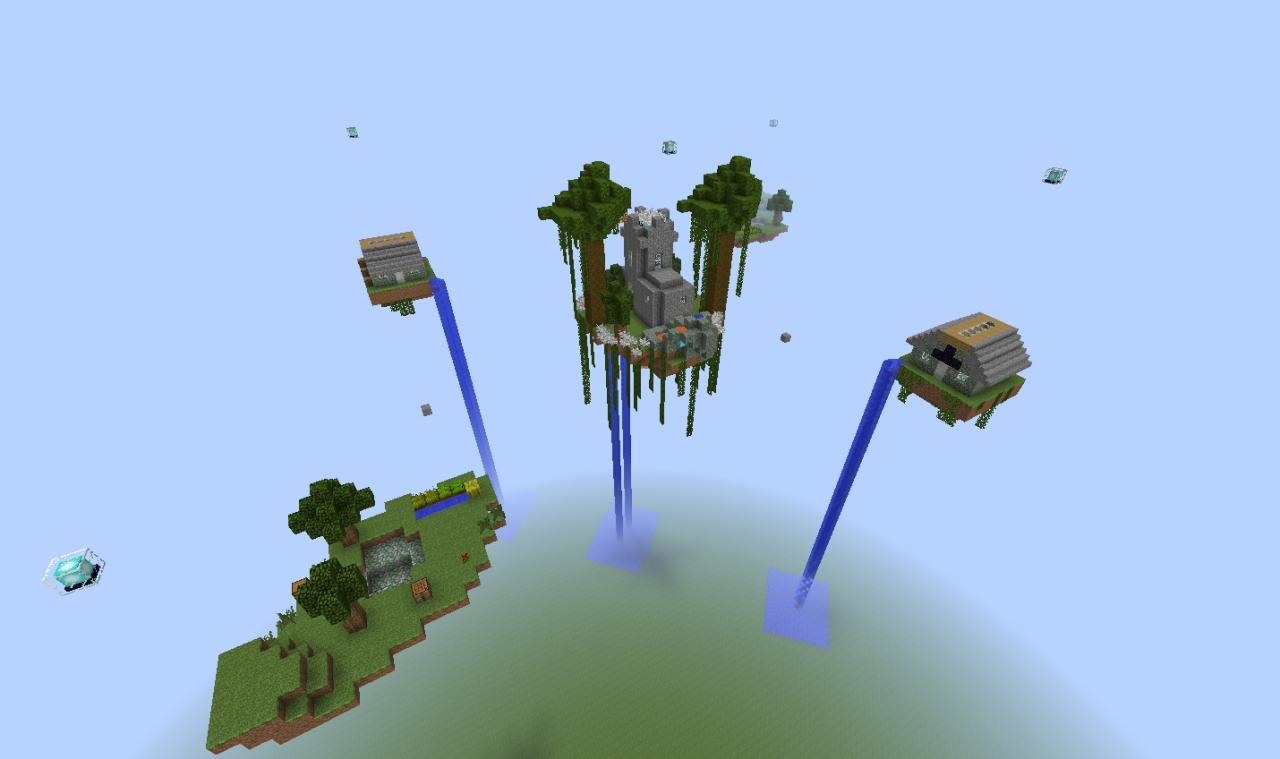 5 Player SkyWars Schematic Minecraft Map