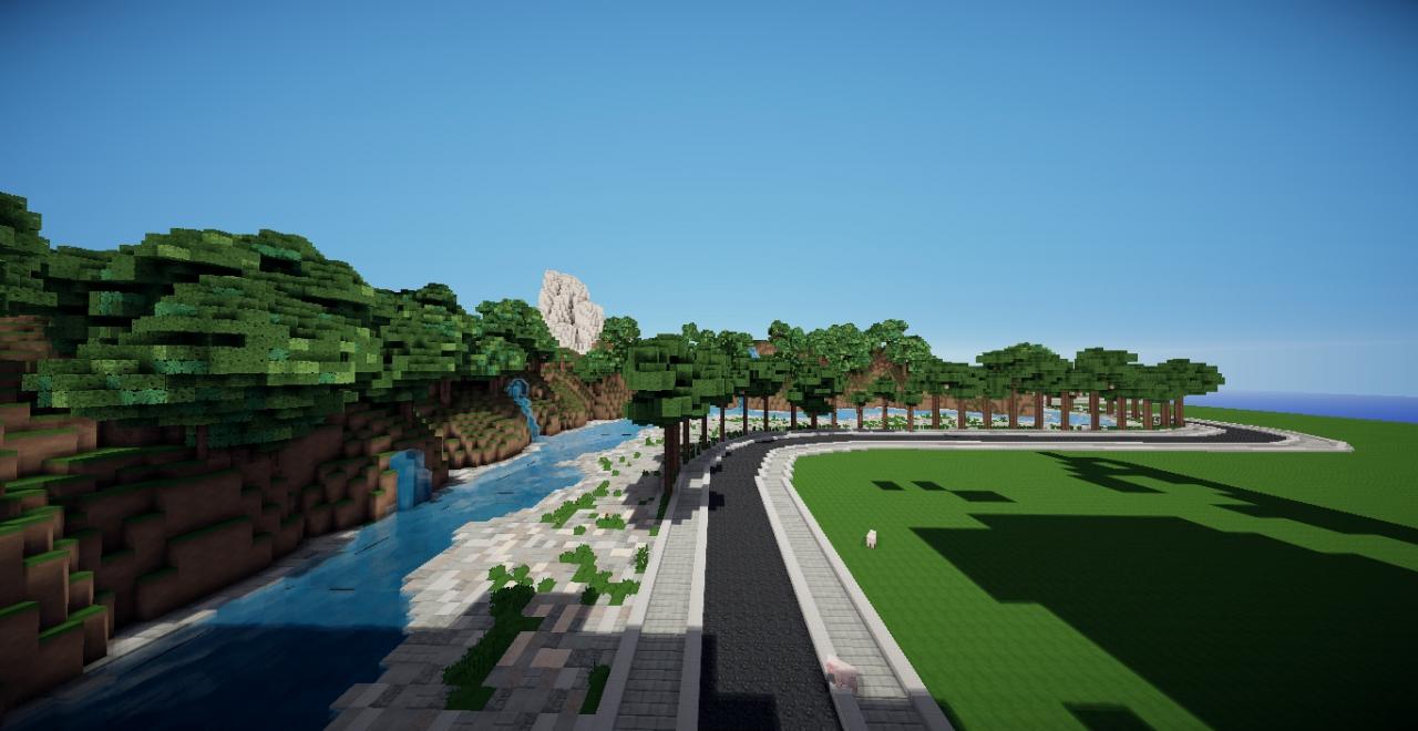 beautiful landscape Minecraft Map
