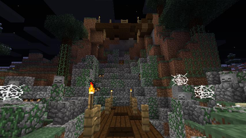 The run down temple Minecraft Map