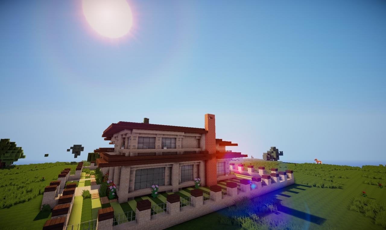 Italian styled house. Minecraft Map