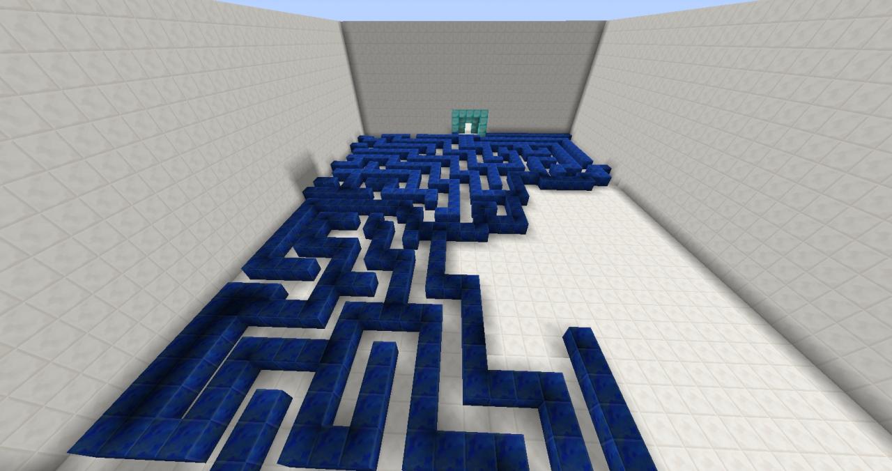 Minigame - Invisible Maze Minecraft Map