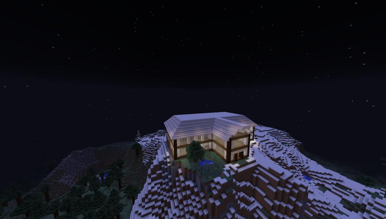 Mountain Top House Minecraft Map