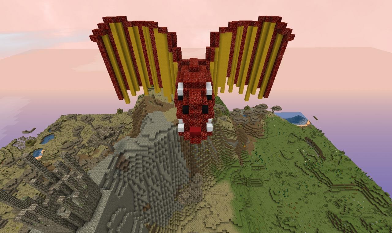 Red Dragon Aahrikh Minecraft Map