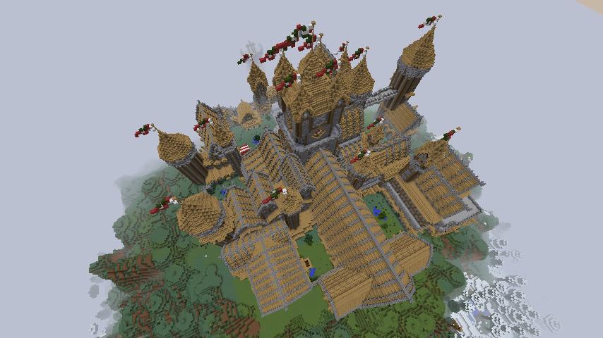Huge Medieval Castle (Thales Hold) Minecraft Map
