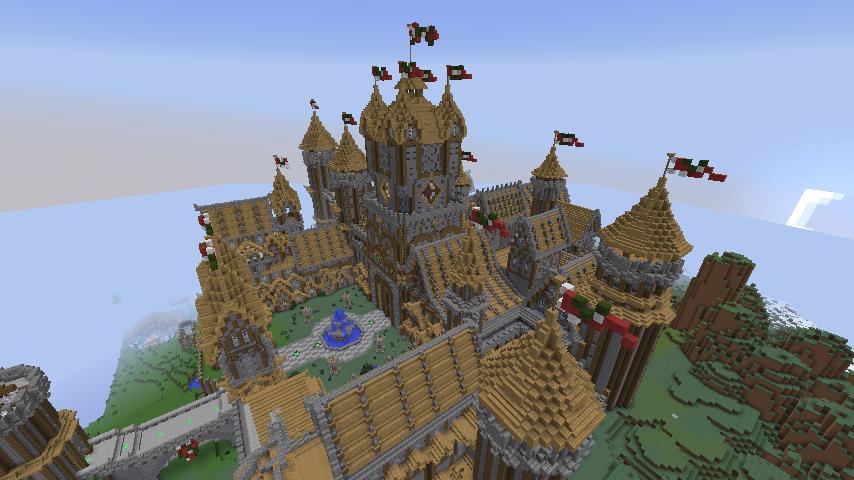 Huge Medieval Castle (Thales Hold) Minecraft Map