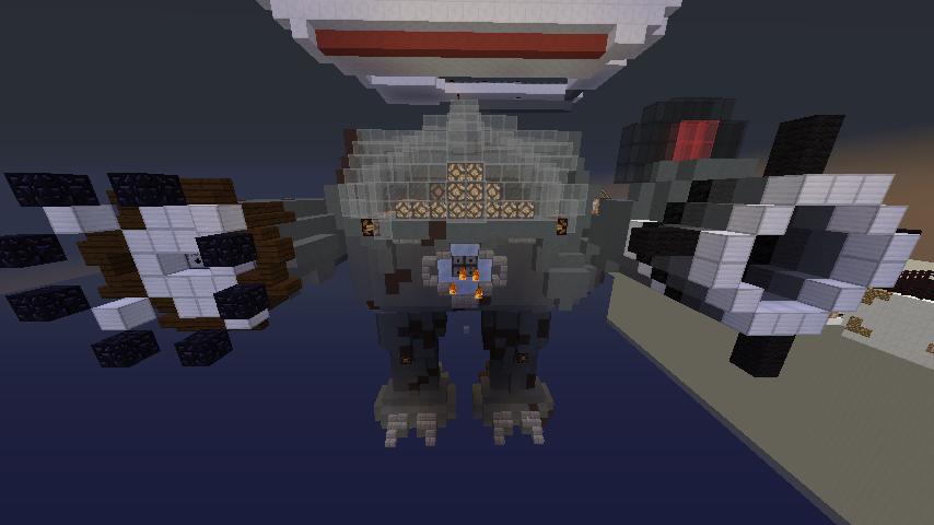 Mega Robot Boss Fight 1.7.2 Minecraft Map