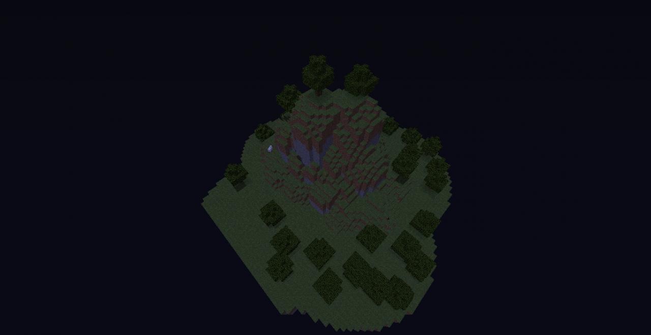Mountain and lake Minecraft Map