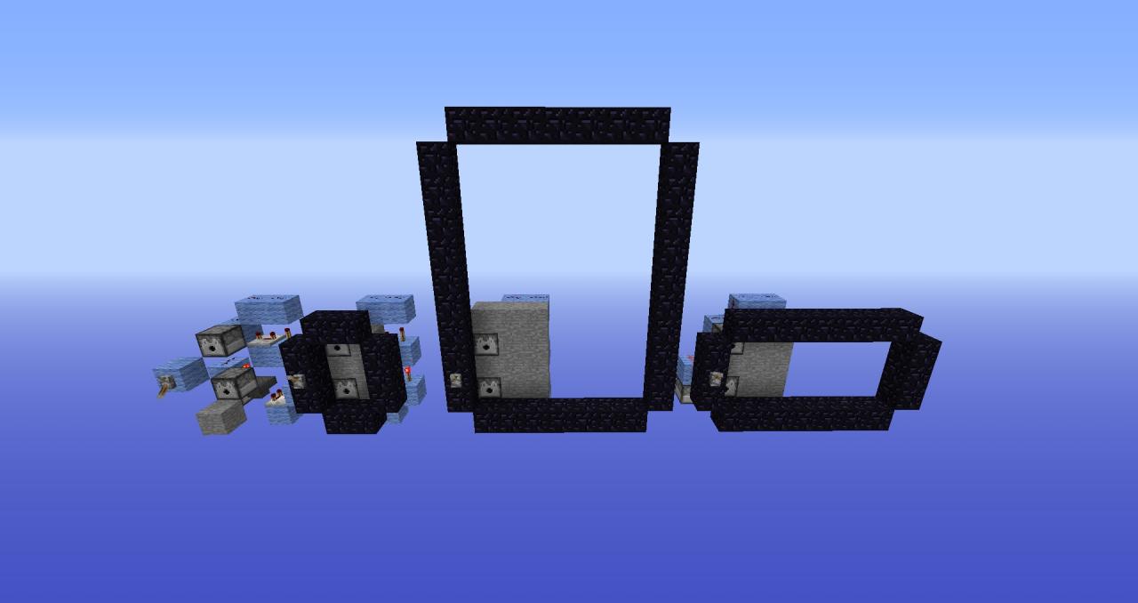 Toggleable Nether Portal - Works for any size! [4x6x2] Minecraft Map