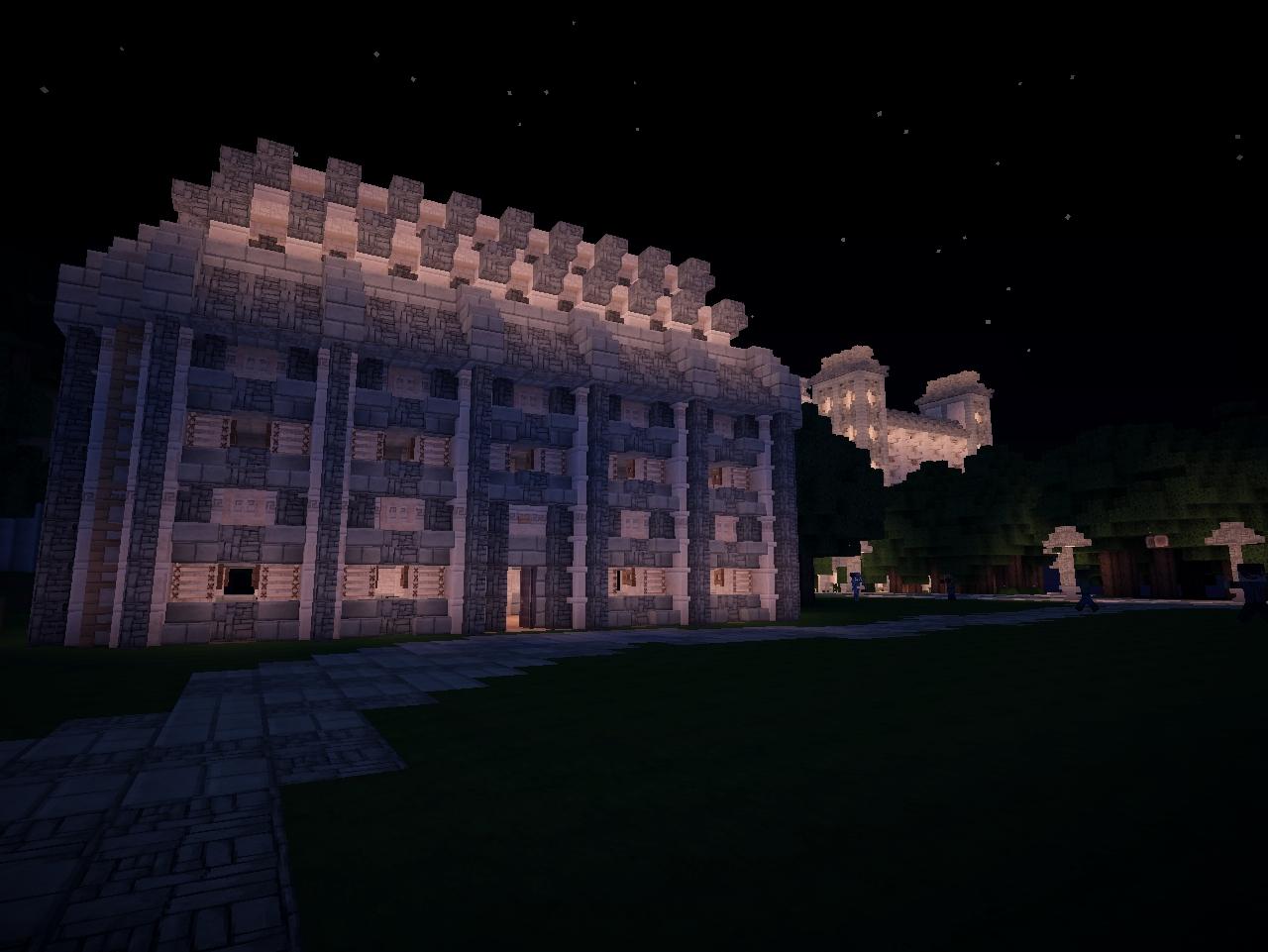 Beautiful sandstone Palace Spawn Minecraft Map