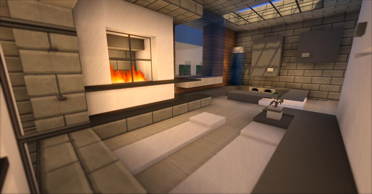 Angle | Modern home Minecraft Map