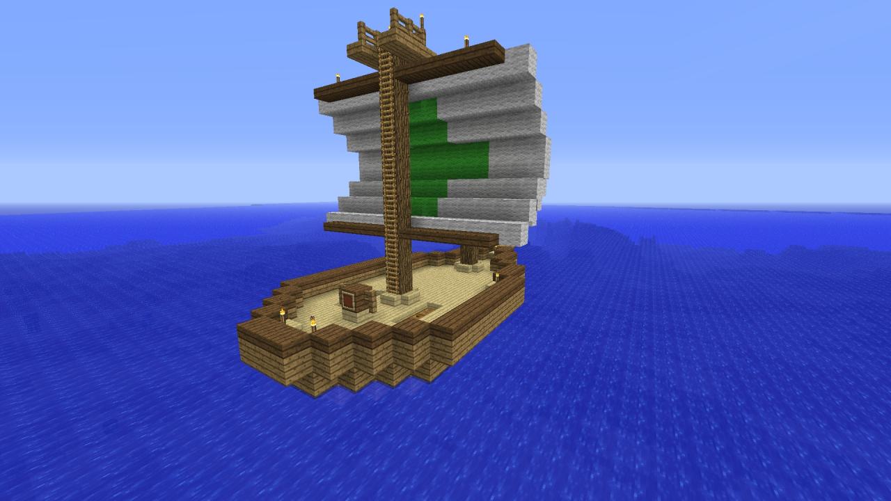 Small trade ship Minecraft Map