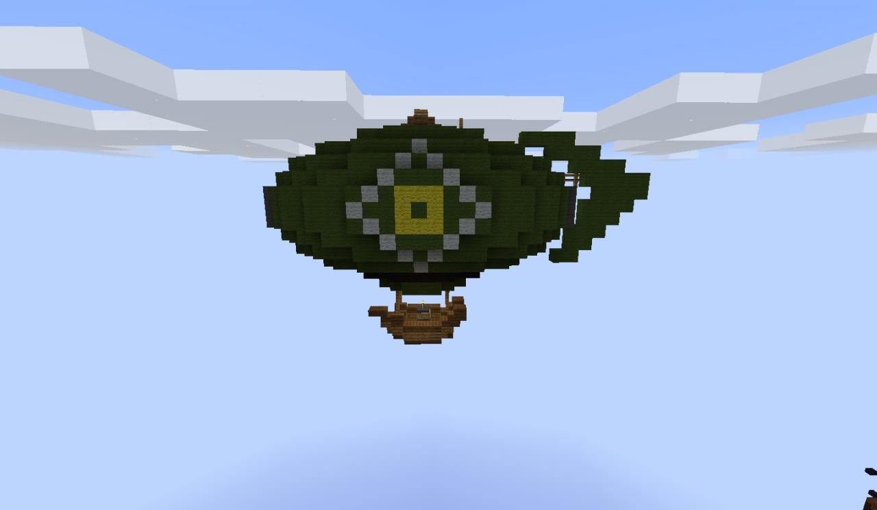 Avatar : Fire Hot air balloon & Earth Hot air balloon Minecraft Map