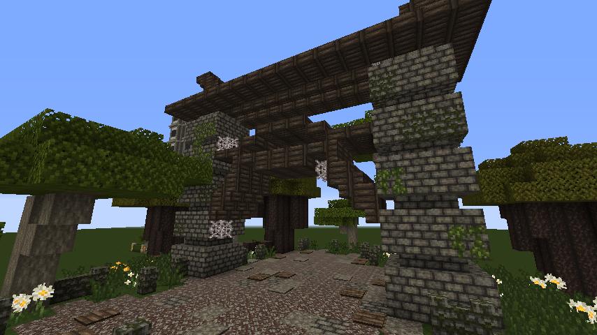 Oriental Entrance Way Minecraft Map