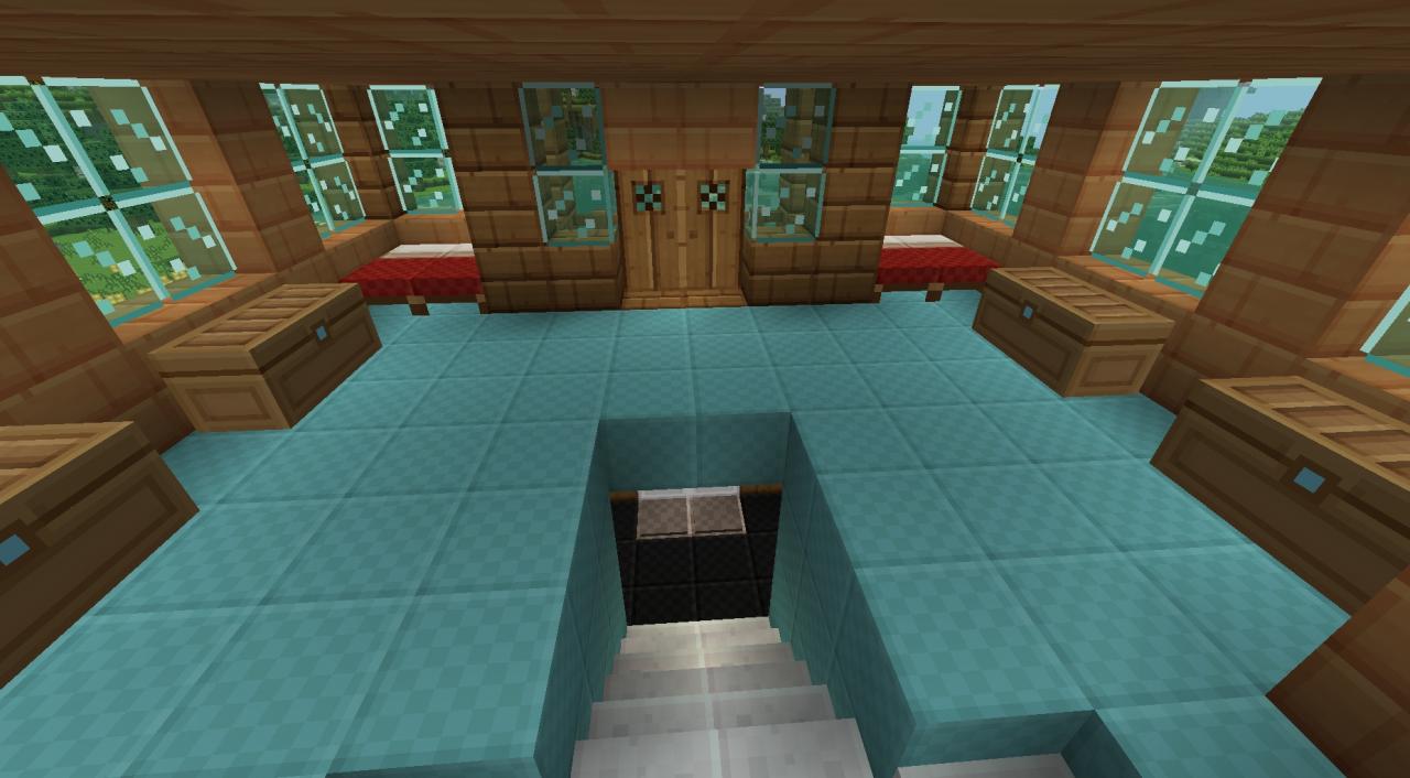 Two-Story House/FIRST PROJECT! Minecraft Map