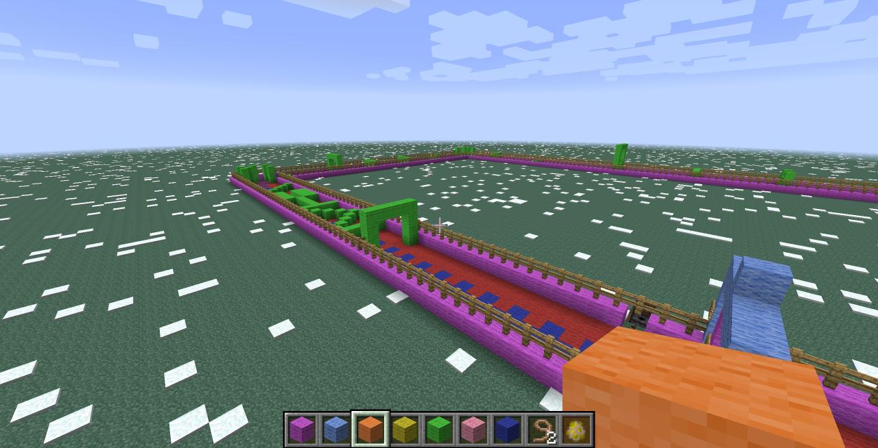 SUPER RACERS Minecraft Map