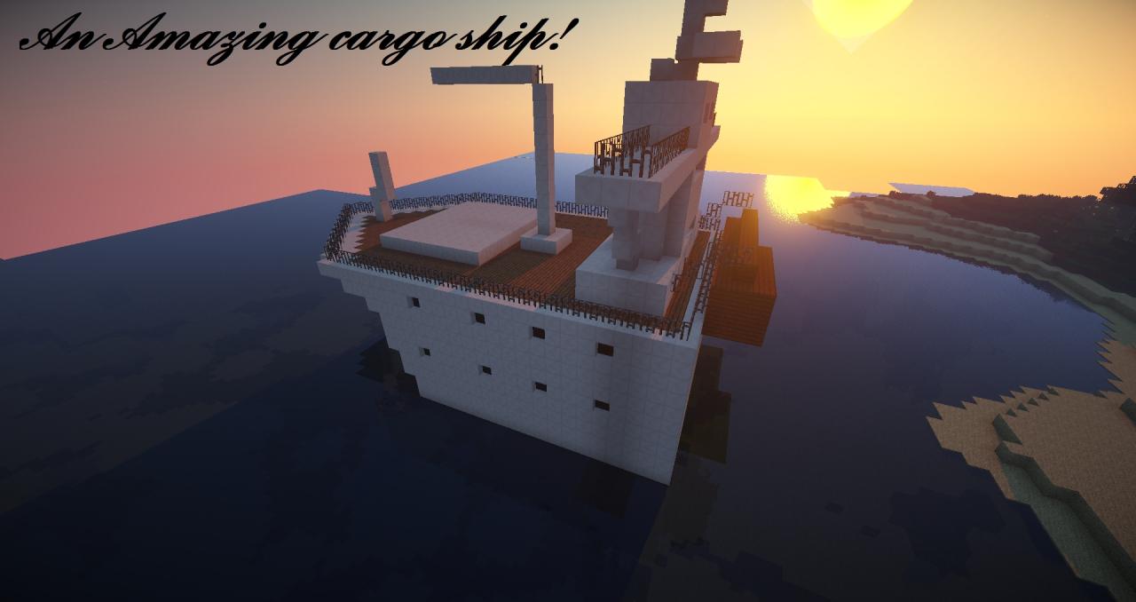 An Amazing cargo ship! Minecraft Map