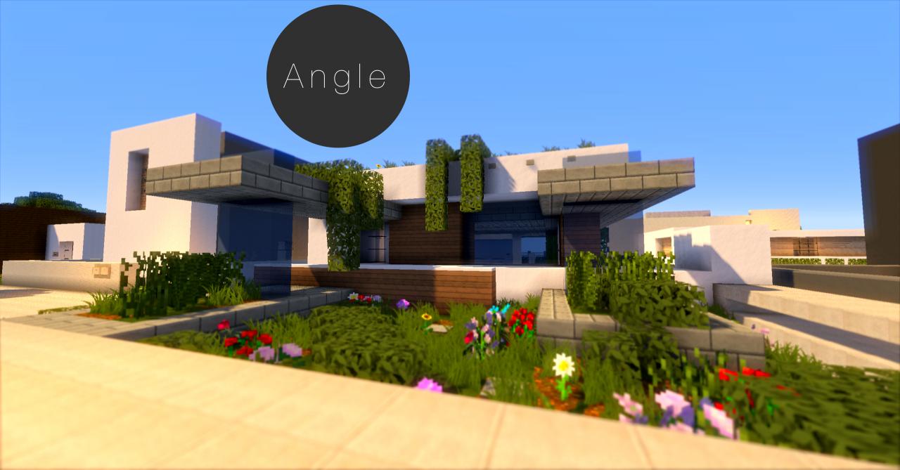 Angle | Modern home Minecraft Map