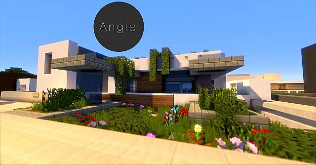 Angle | Modern home Minecraft Map