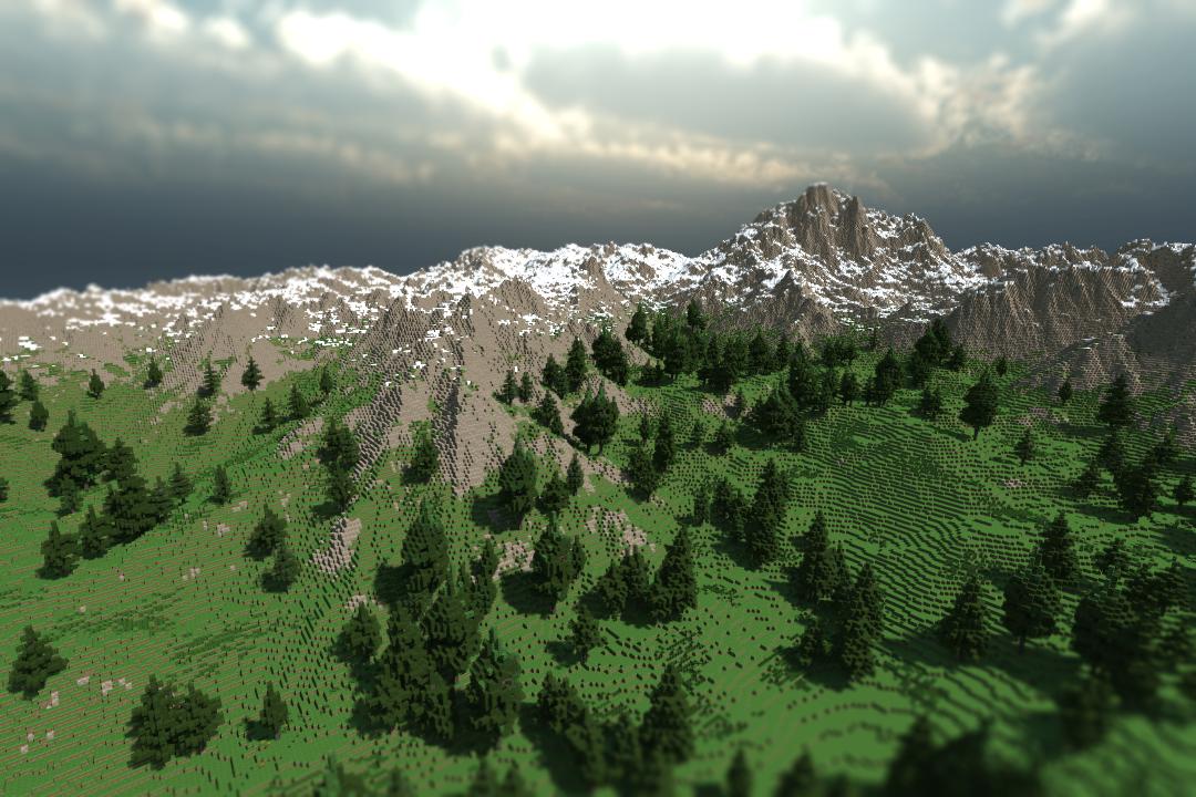 Arcadia - 4,000 x 4,000 Custom Map Minecraft Map