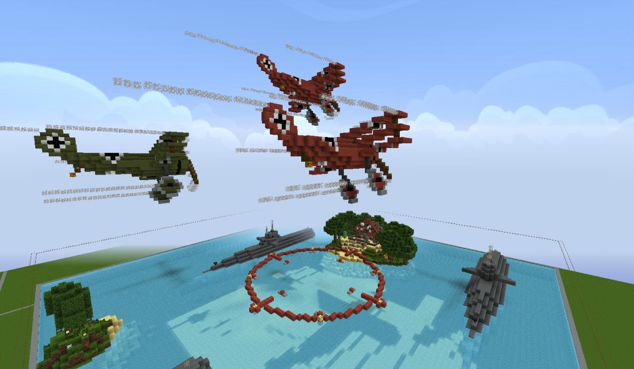 The AirCraft / Thimble Mini-game by Soutdabitch Minecraft Map