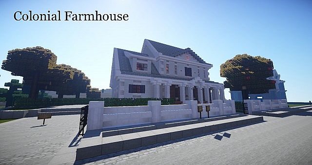 Colonial Farmhouse Minecraft Map