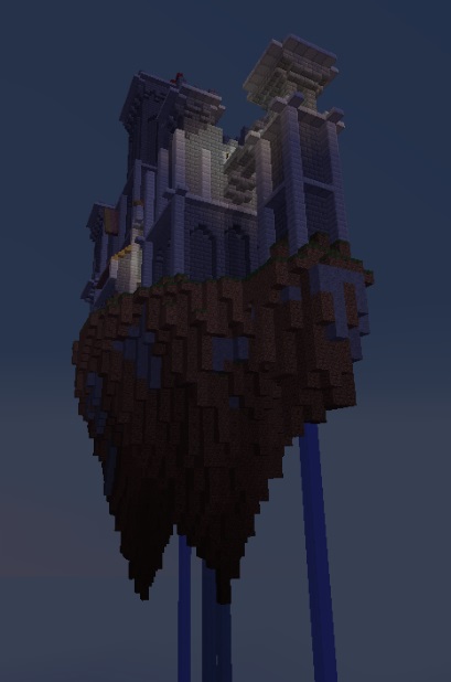 Flying castle Minecraft Map