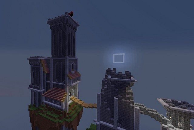 Flying castle Minecraft Map
