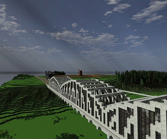 Schwerer Gustav -Enormous Railgun- Minecraft Project