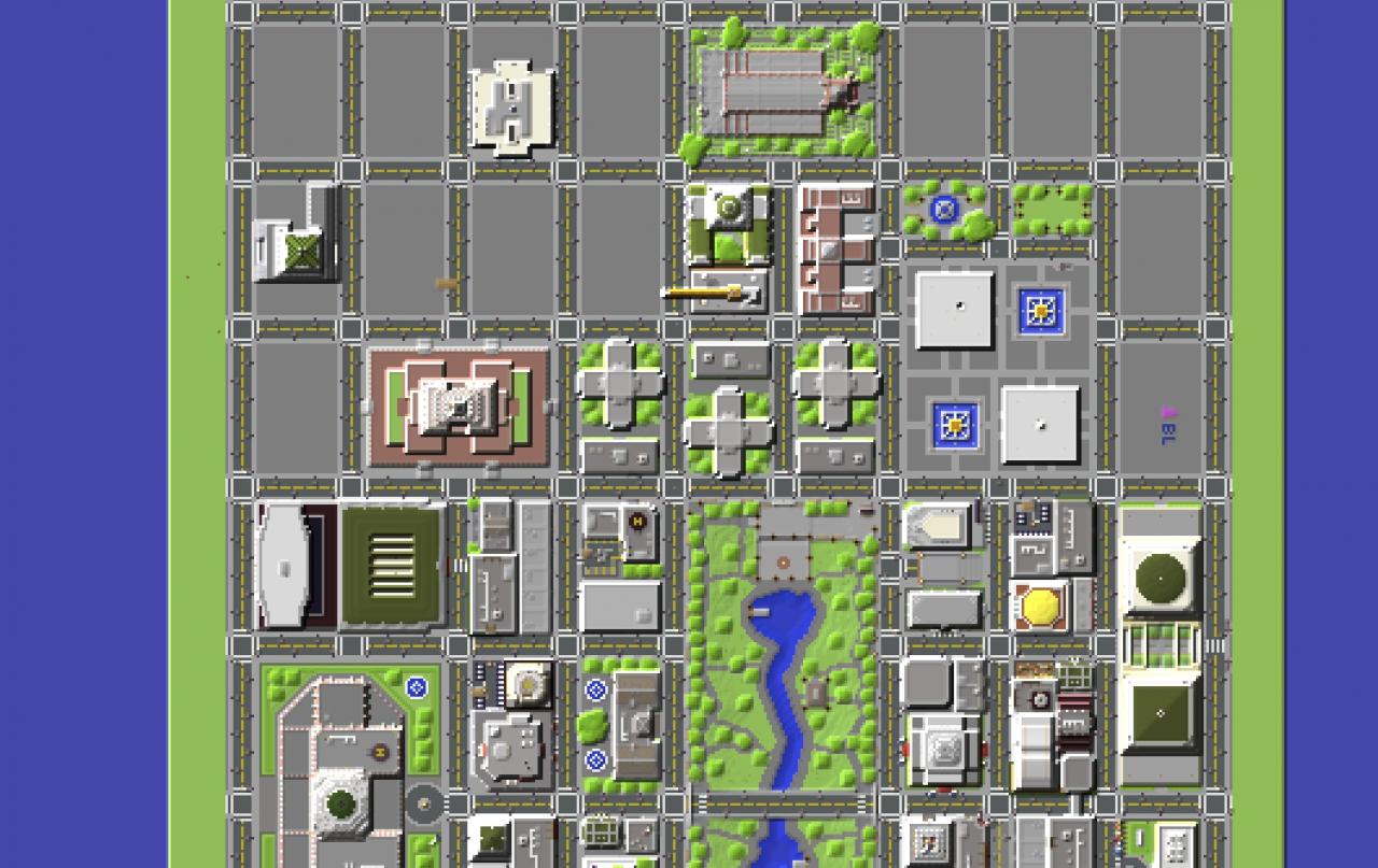 Minecraft City Layout