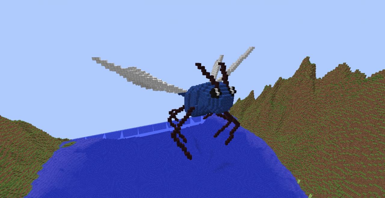 Organic Dragon Fly Minecraft Map
