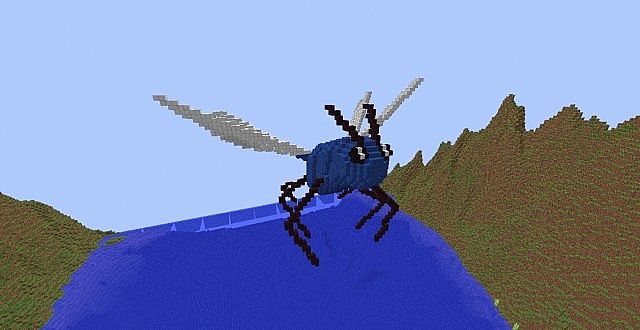 Organic Dragon Fly Minecraft Map