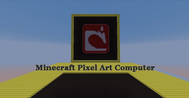 Pixel Art Computer in Minecraft Minecraft Project