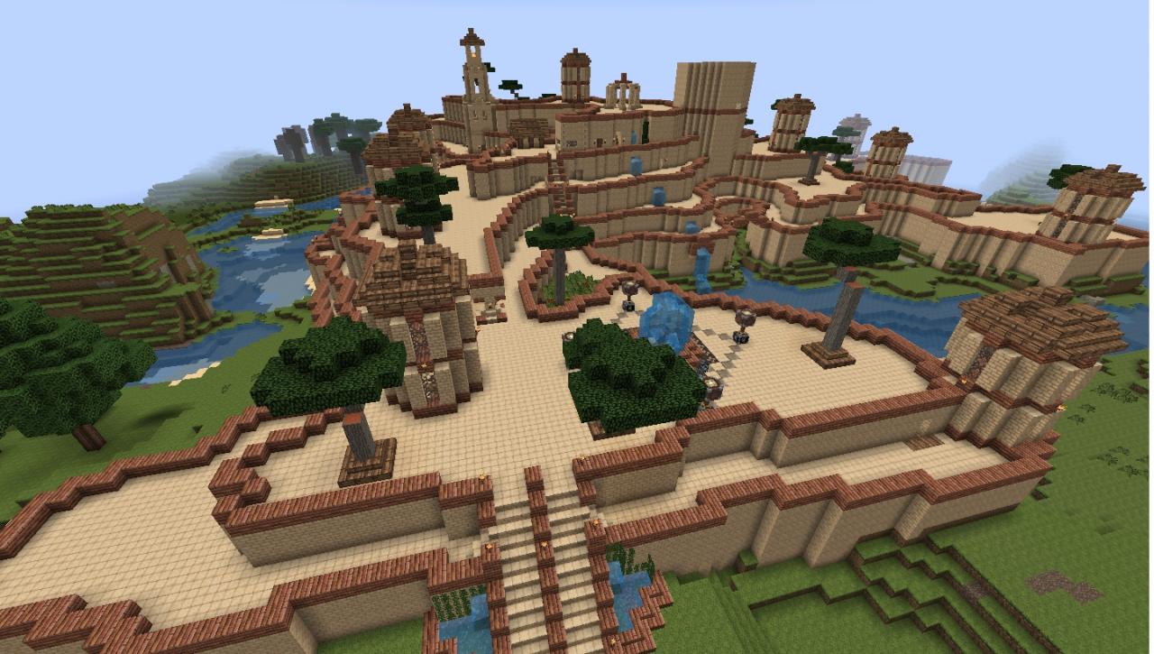 Desert Mountain Minecraft Map