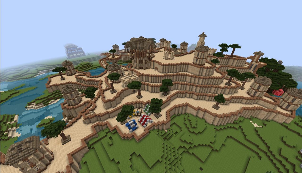Desert Mountain Minecraft Map