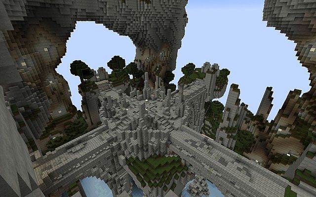 Building Spawns Minecraft Map