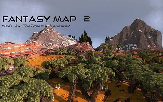Fantasy Map 2 : Extreme Realism Minecraft Map