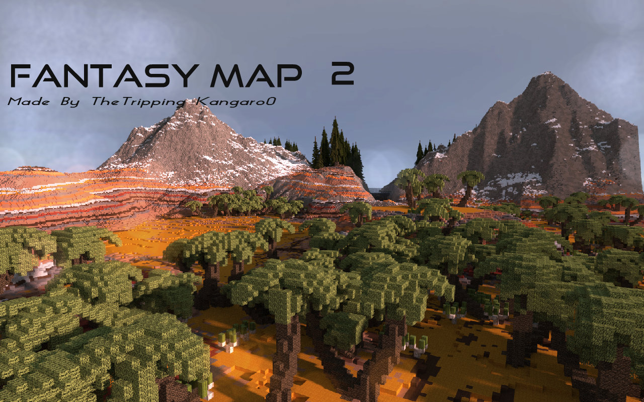 Fantasy Map 2 : Extreme Realism Minecraft Map