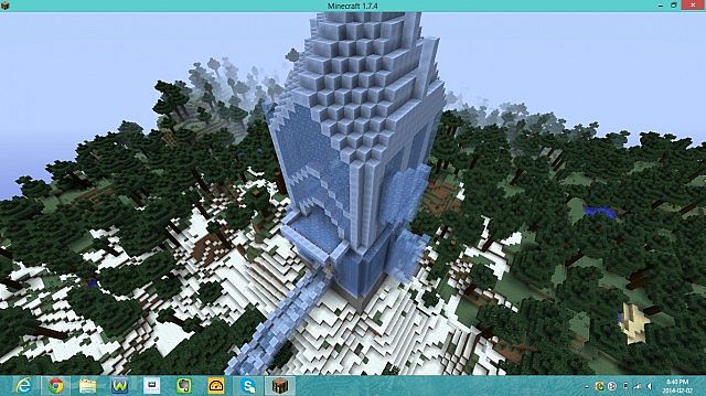 Elsa's Castle Minecraft Map