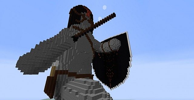 Titan statue Minecraft Map