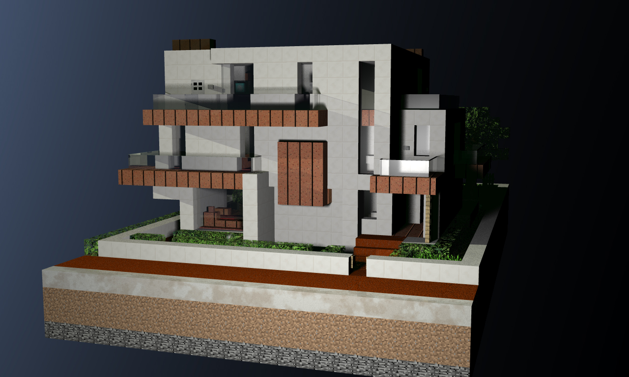 Contemporary Cubist House - Architectus Minecraft Map