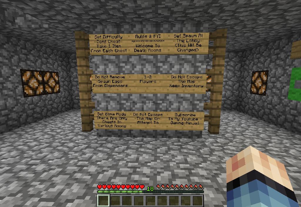 Mob Rooms V1 - Gaming-Ninja1 Minecraft Map