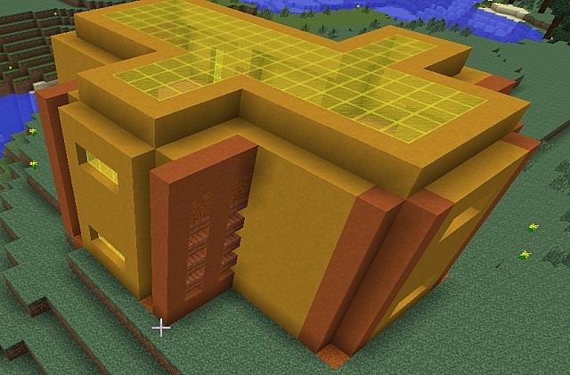 Realy simple clay block house Minecraft Map