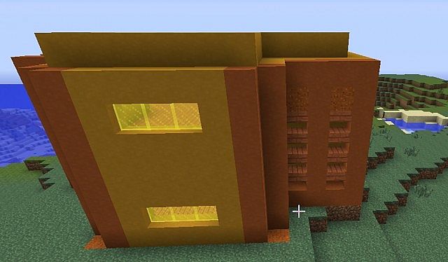 Realy simple clay block house Minecraft Project