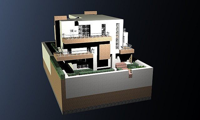 Contemporary Cubist House - Architectus Minecraft Map
