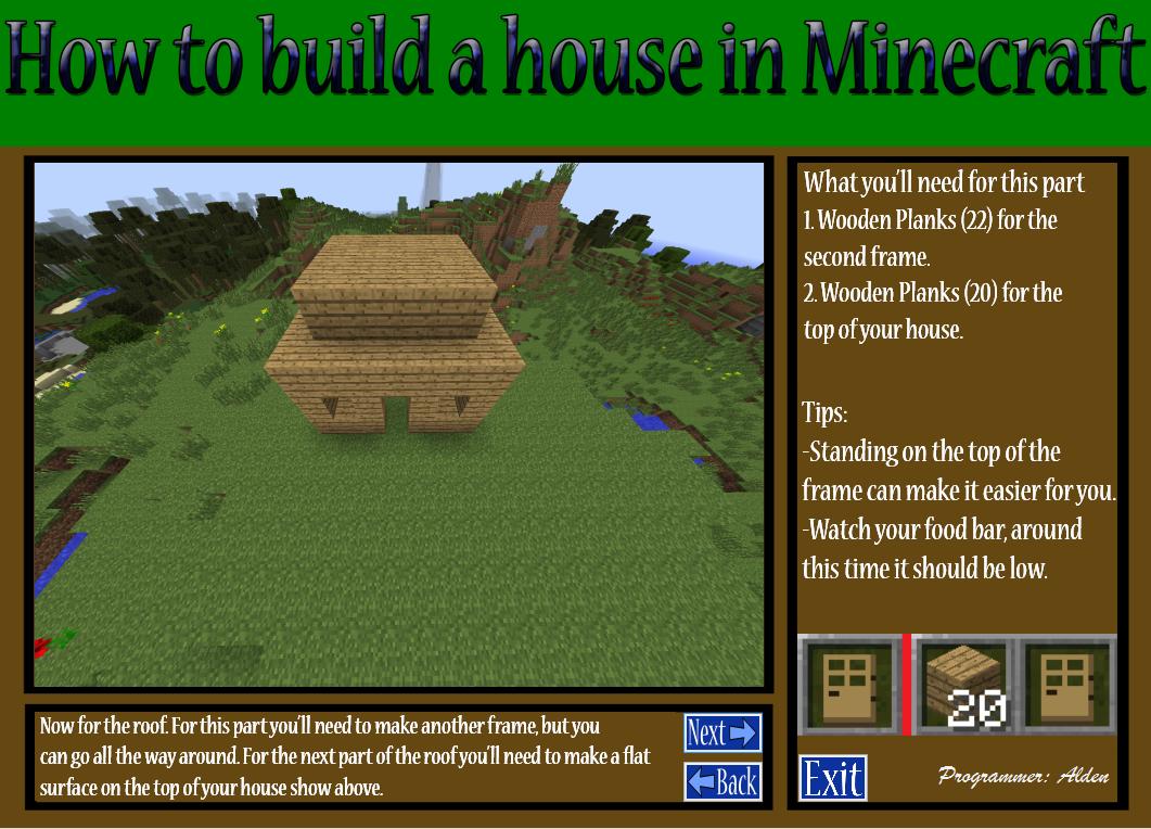 How to build a Minecraft House (Program)