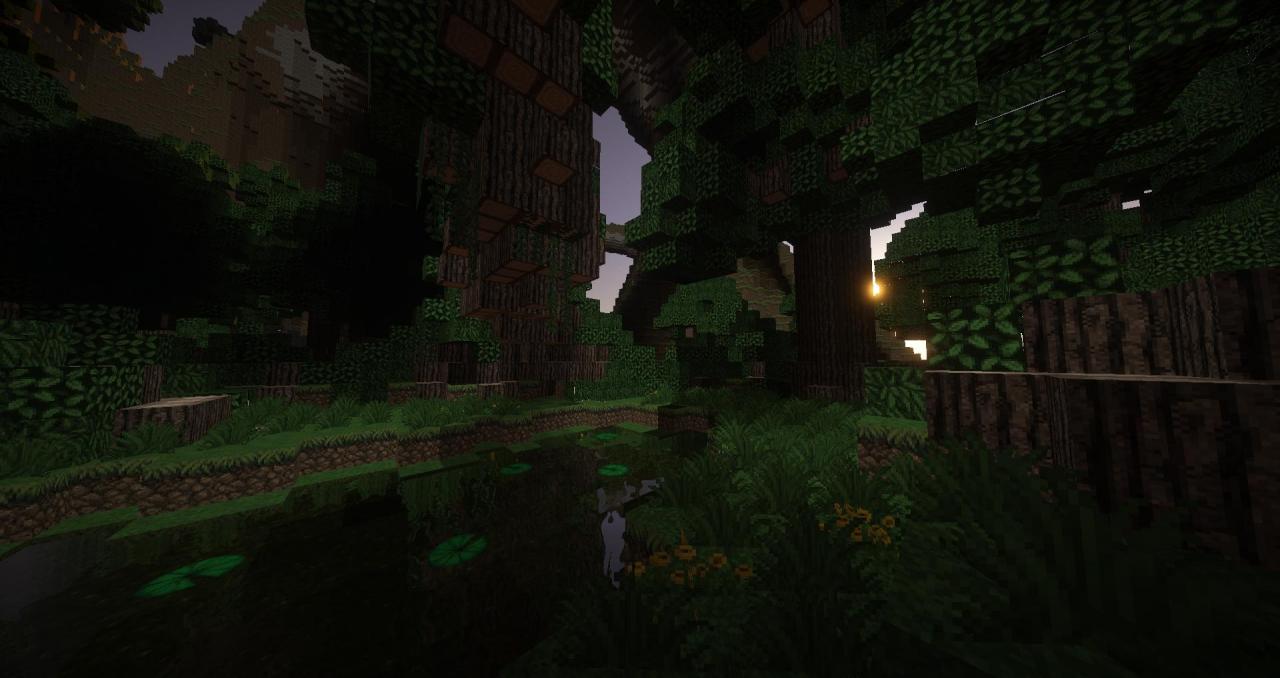 The Twisted Grove - A land of nature and ruin Minecraft Map