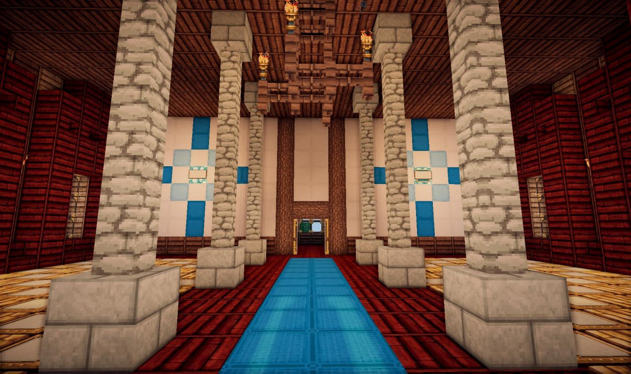 Large Floating Mansion Minecraft Map