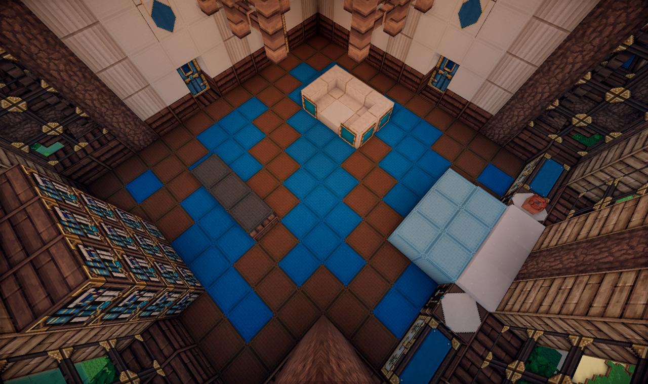 Large Floating Mansion Minecraft Map